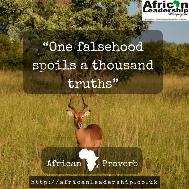 African Proverb - African Leadership Magazine