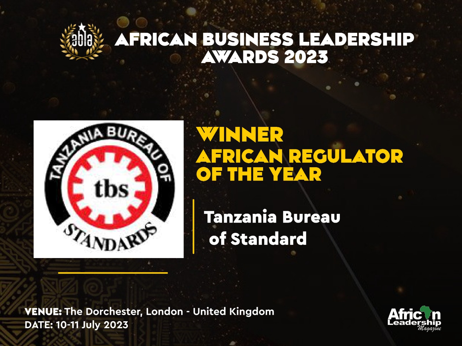 African Regulator Of The Year Award 2023 - African Leadership Magazine