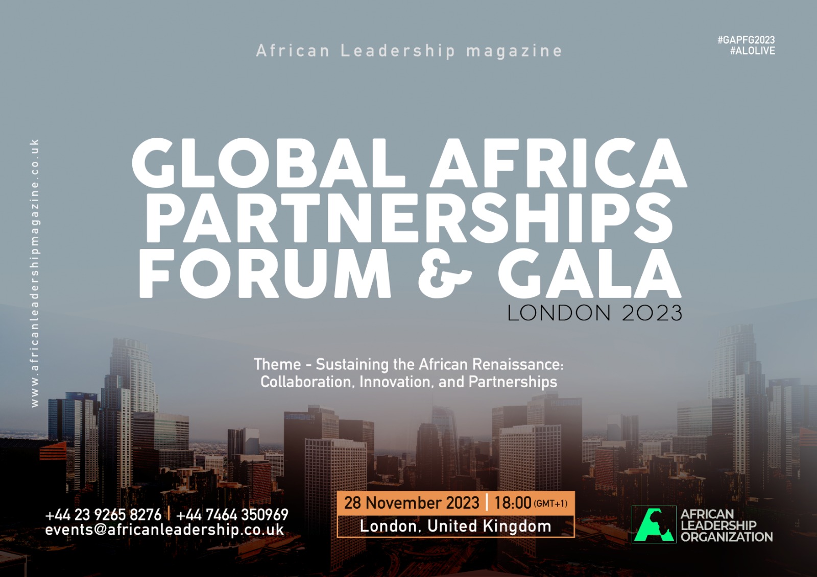 Global Africa Partnerships Forum - London 2023 - African Leadership ...