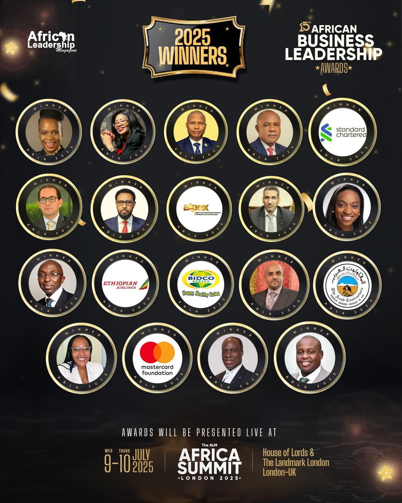 BREAKING NEWS: AFRICAN LEADERSHIP MAGAZINE ANNOUNCES WINNERS FOR THE 2025 AFRICAN BUSINESS ...